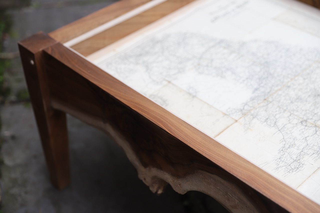 Morgan Map table - Understory Wood